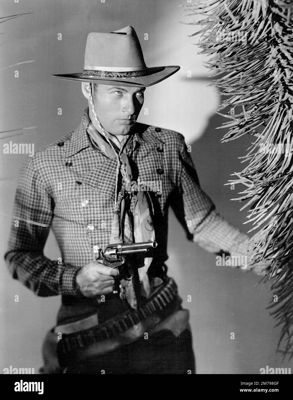 Richard Arlen - Santa Fe Trail - 1930 Stock Photo - Alamy