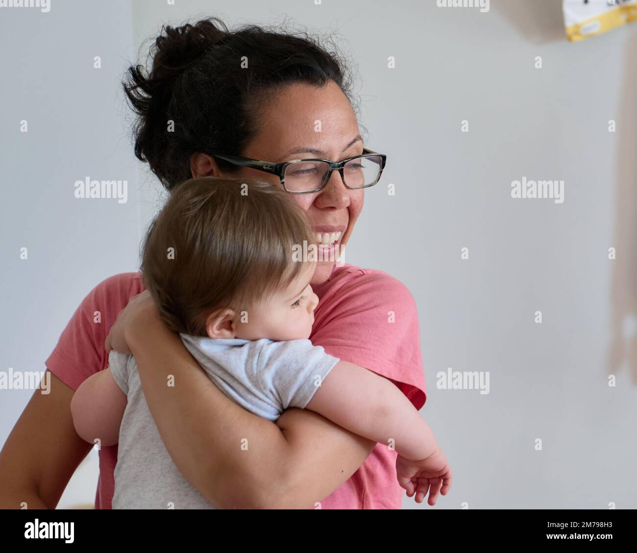 Emotions happy child hugging mom hi-res stock photography and images ...