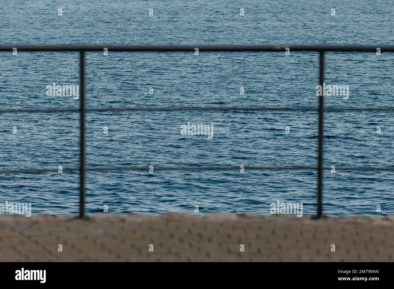Summer coastline near an island on the deep blue ocean Stock Photo - Alamy