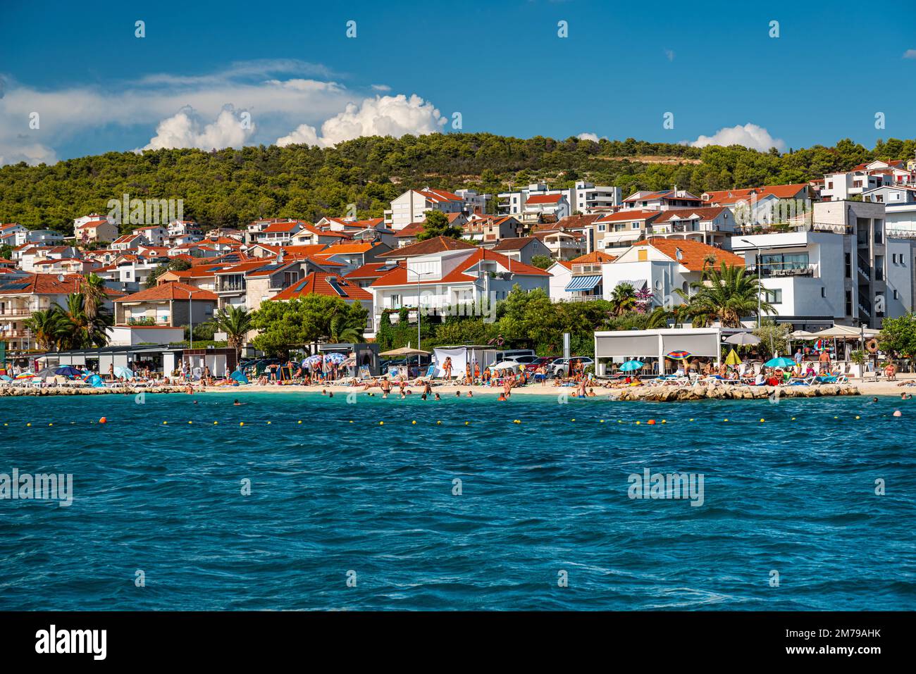 Panorama of trogir and ciovo island hi-res stock photography and images ...