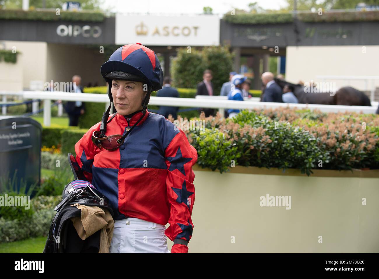 Ascot, Berkshire, UK. 6th May, 2022. Jockey Hayley Turner in the Parade ...