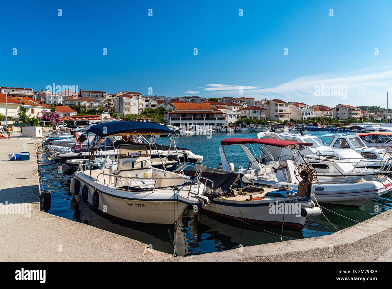 Okrug gornji, Čiovo island Stock Photo - Alamy