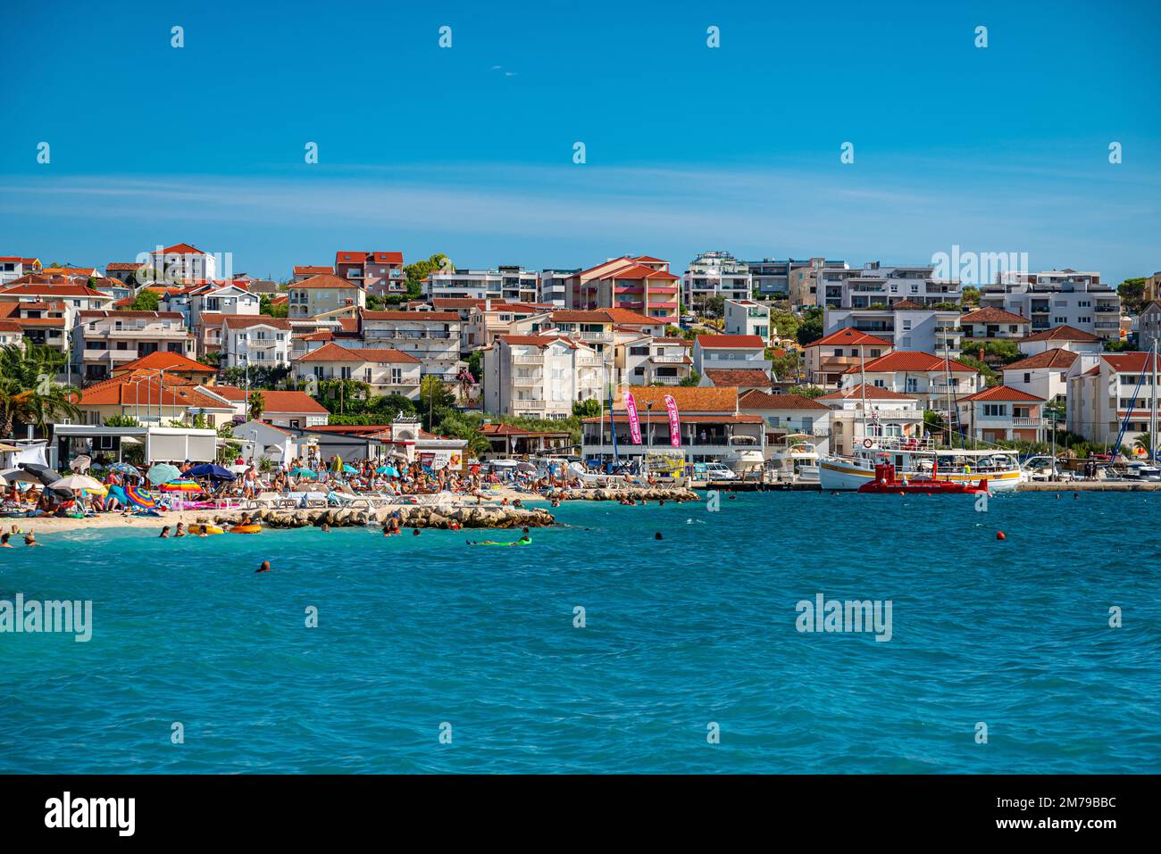 Panorama of trogir and ciovo island hi-res stock photography and images ...