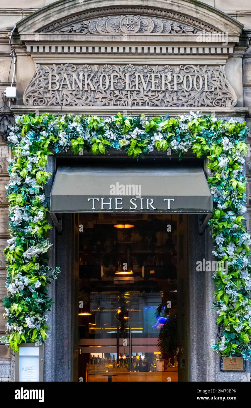 Bank of Liverpool Building now a posh restaurant, The Sir T Brasserie ...