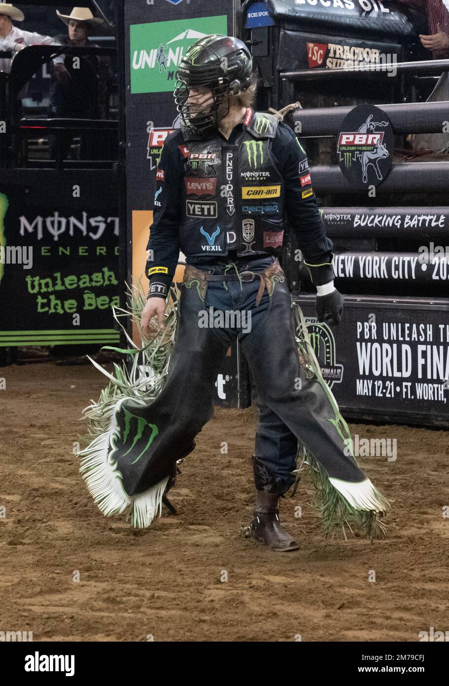 January 7, 2023, New York, New York, U.S: Professional bull rider TATE ...