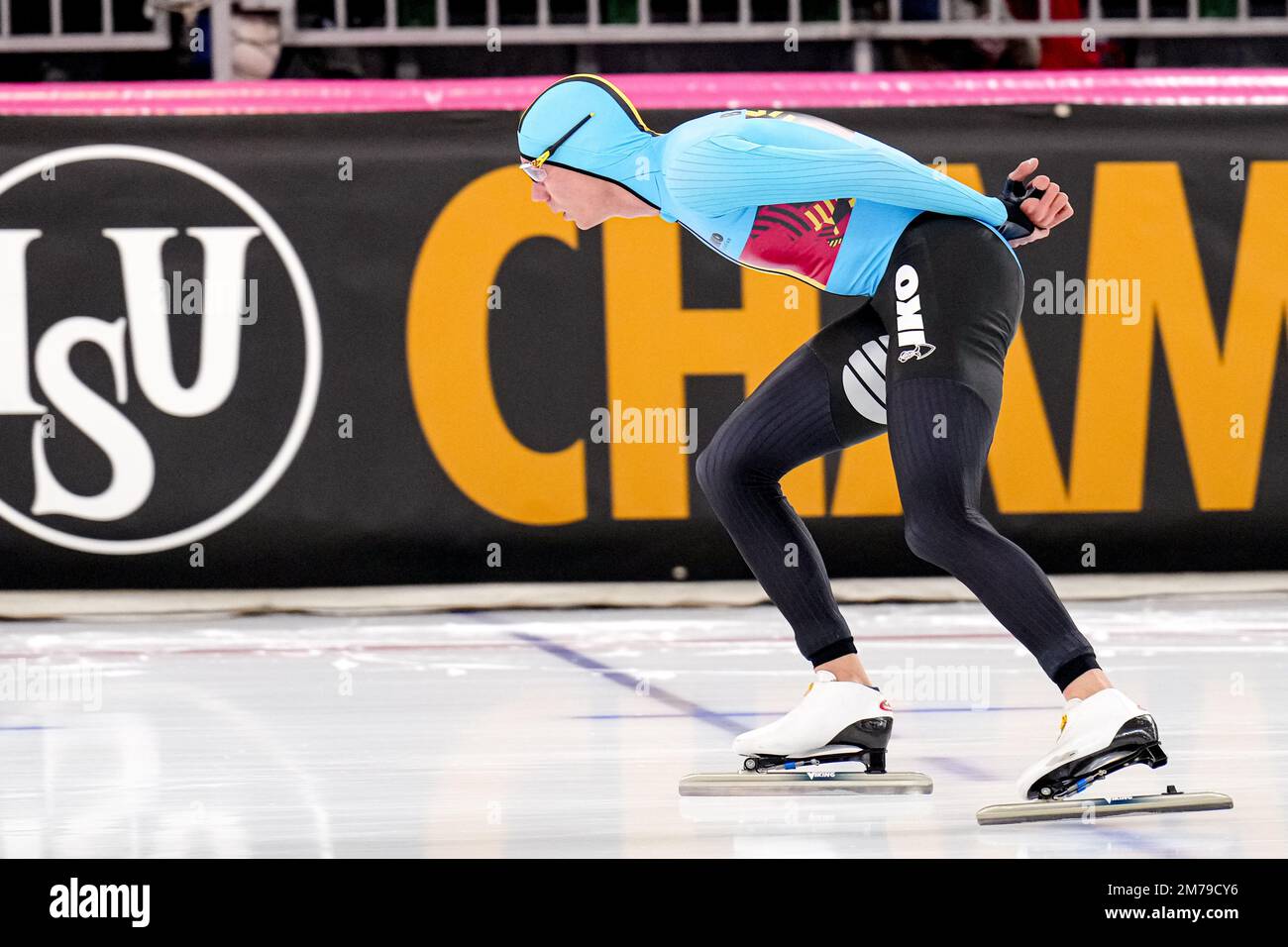 HAMAR, NORWAY - JANUARY 8: Bart Swings of Belgium competing in the Men ...