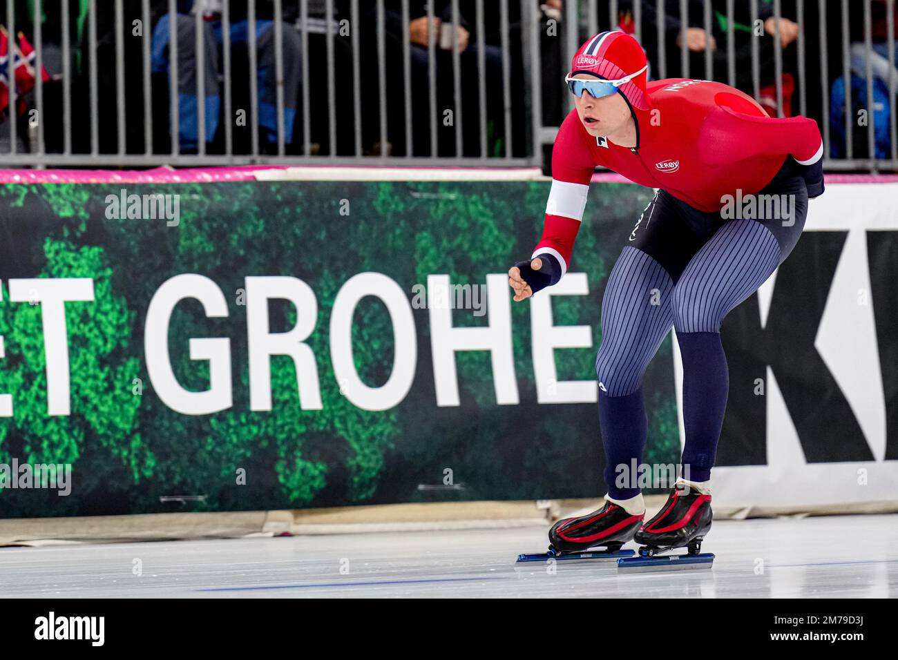 HAMAR, NORWAY - JANUARY 8: Sander Eitrem of Norway competing in the Men ...