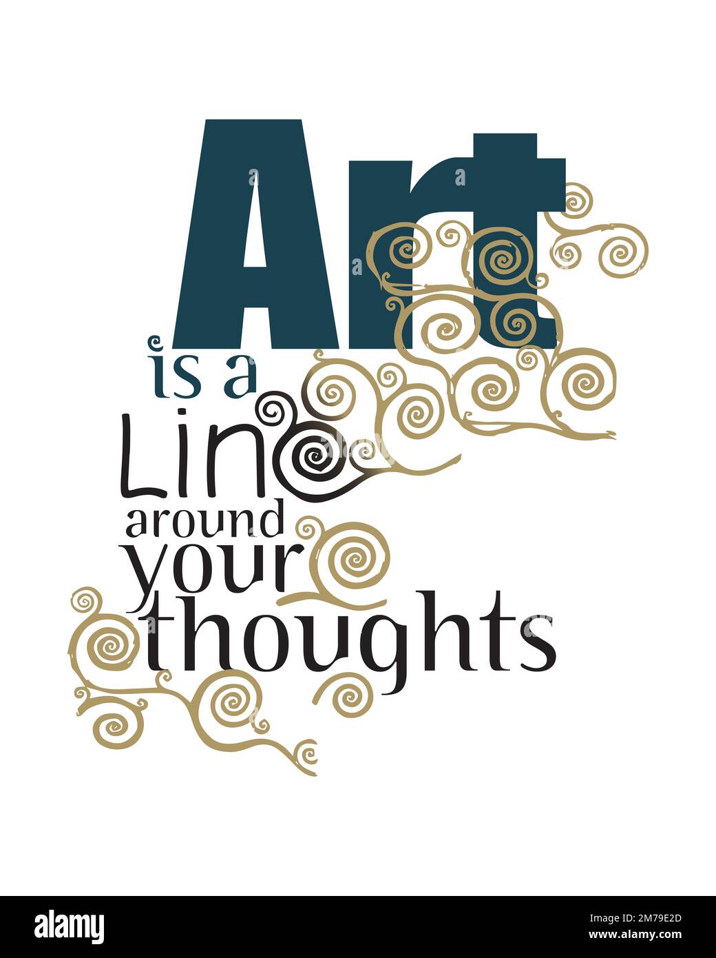Art is a line around Your thoughts: Gustav Klimt's typographically ...