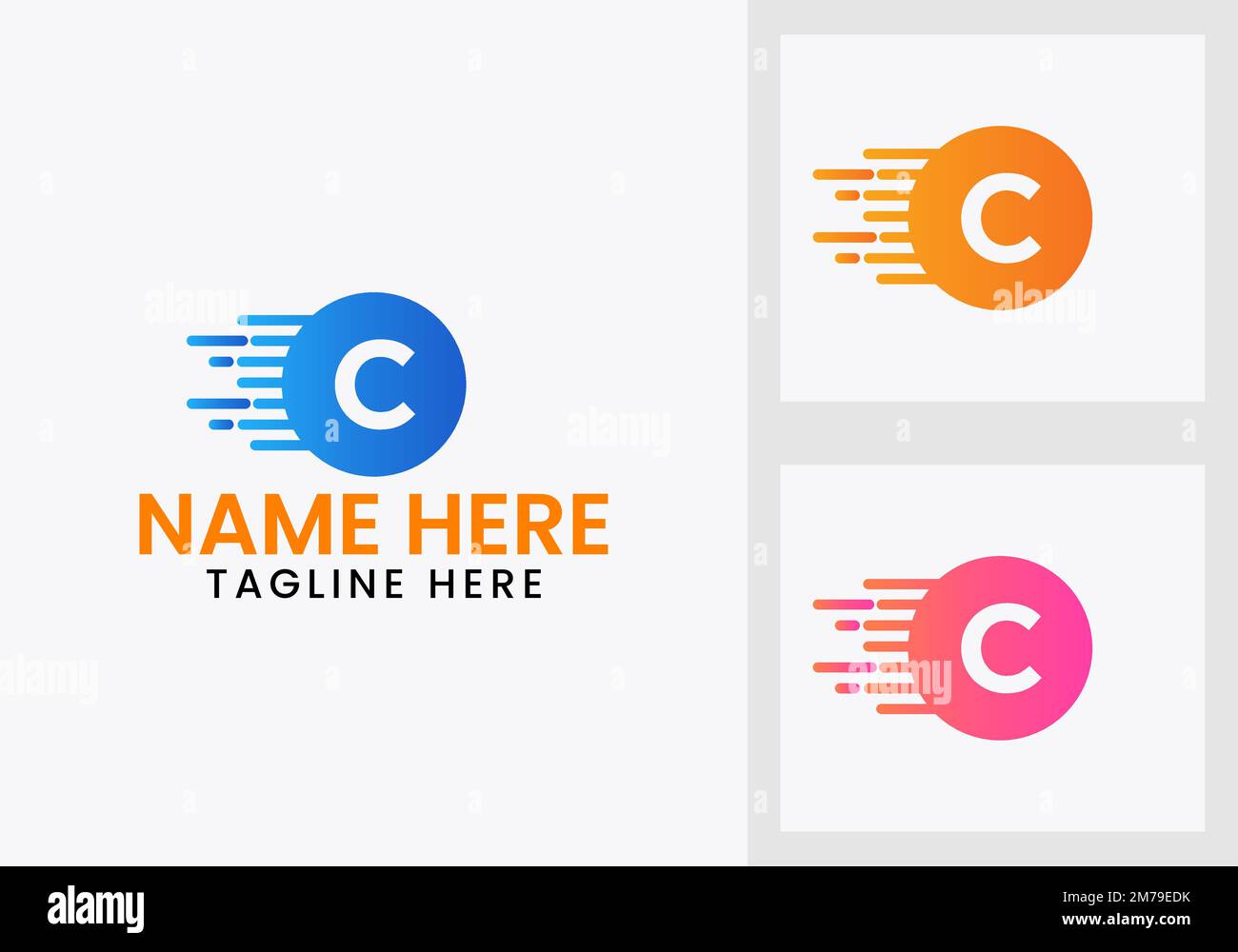 Letter C Technology Logo Design Template. Modern Logotype Symbol Stock ...