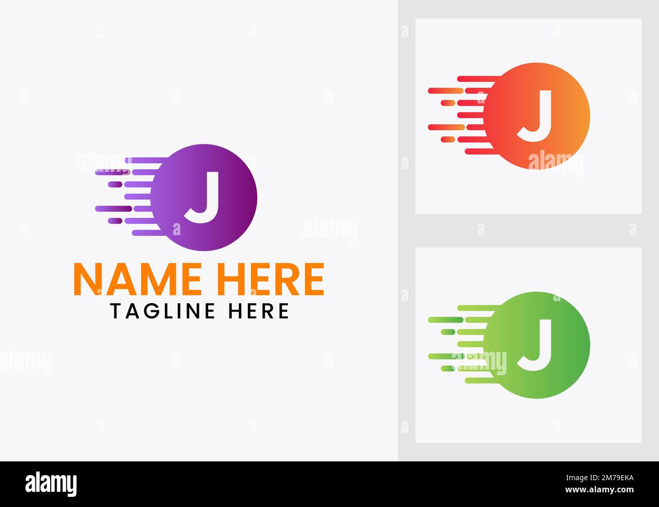 Letter J Technology Logo Design Template. Modern Logotype Symbol Stock ...