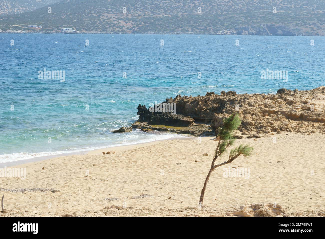 Chrisi (Psili) Ammos Beach, Astypalaia, Dodecanese, Greece Stock Photo ...