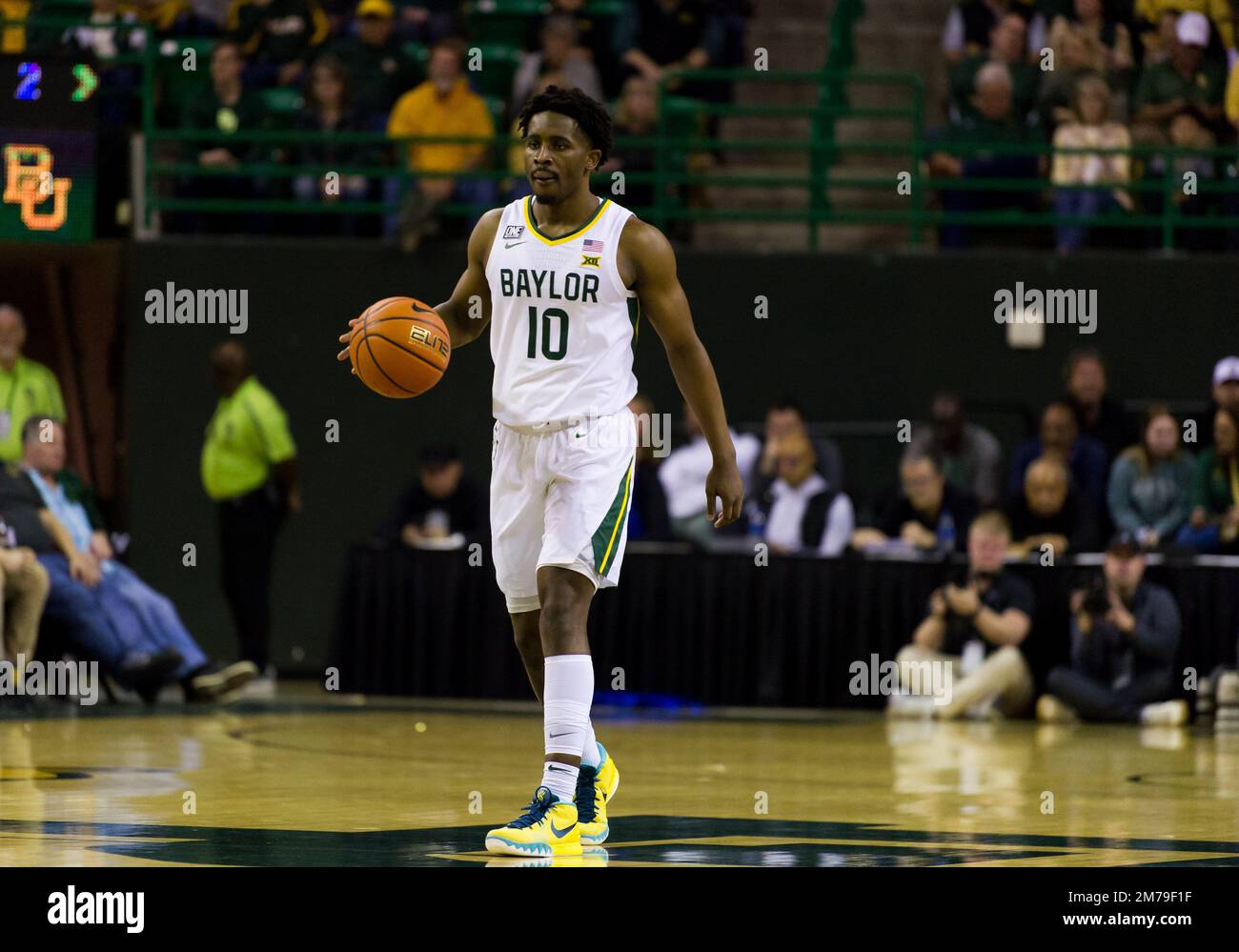 January 7 2023: Baylor Bears guard Adam Flagler (10) during the 1st ...