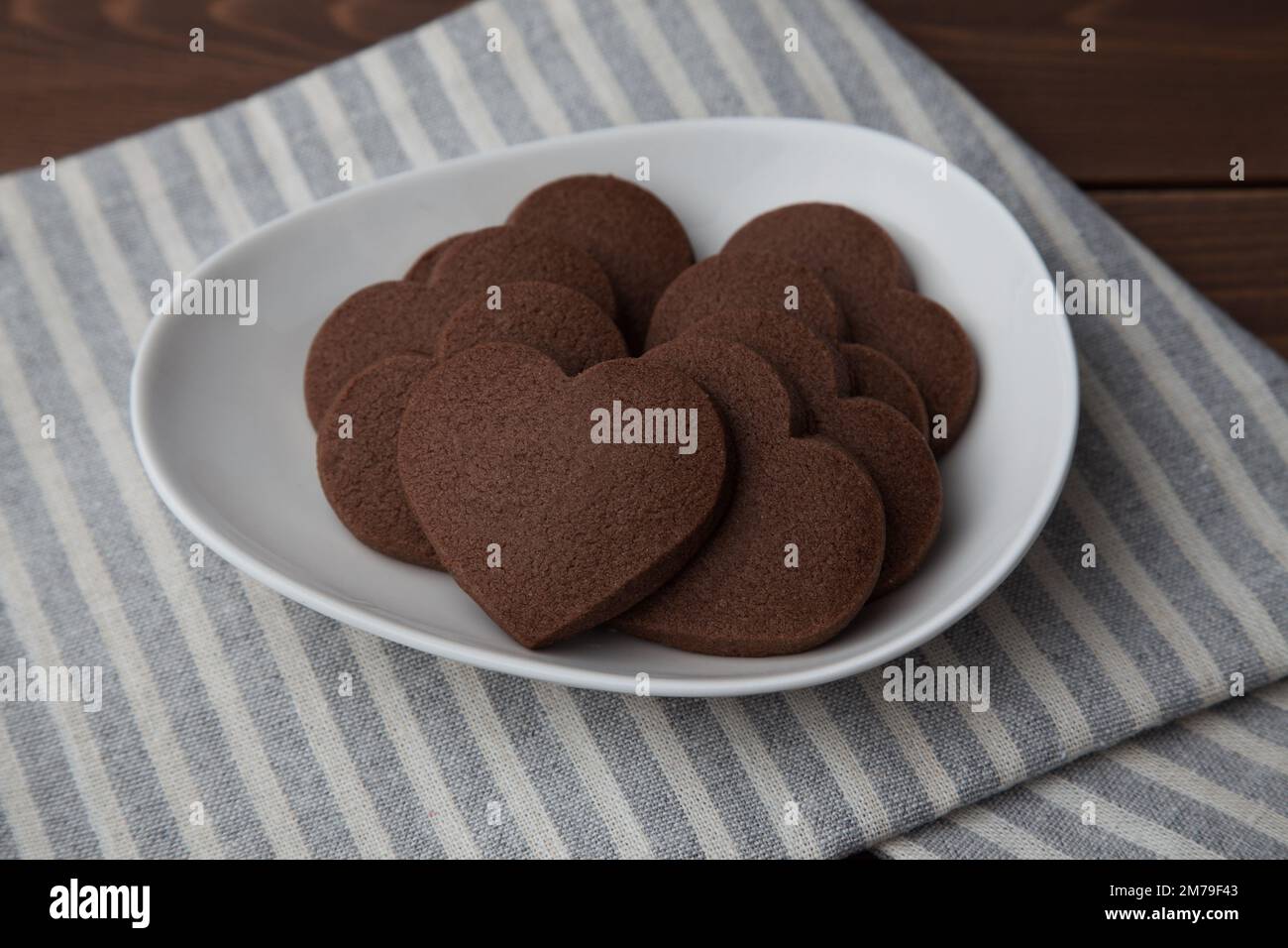 Heart cookies isolated hi-res stock photography and images - Alamy