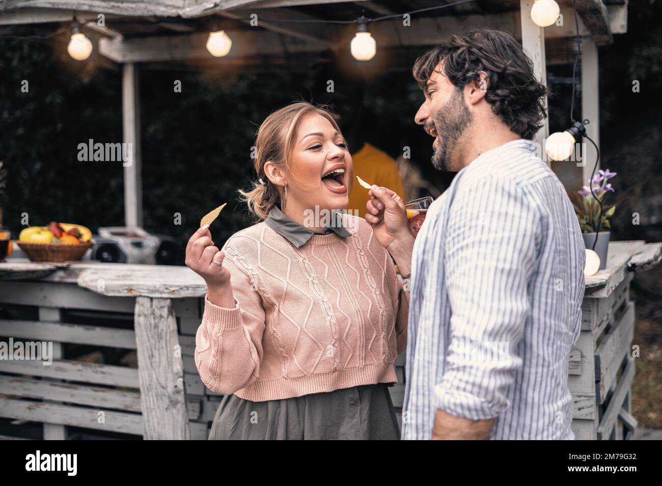 Couple dinner holiday hi-res stock photography and images - Alamy