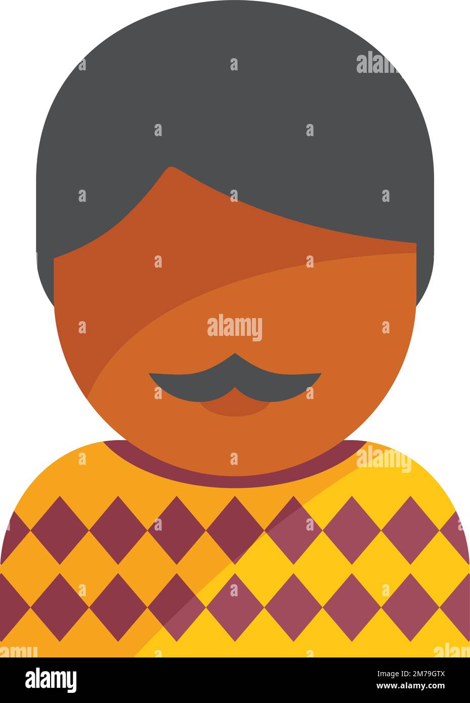 Adult person icon flat vector. Generation age. Life stage isolated ...