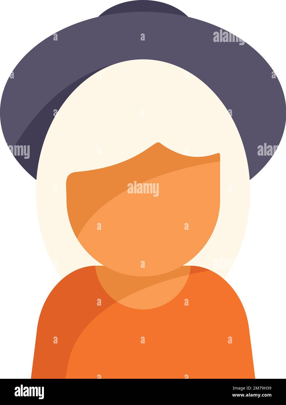 Adult woman icon flat vector. Age people. Cycle process isolated Stock ...