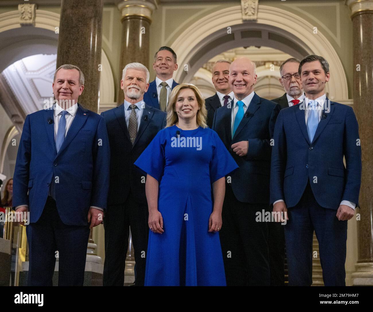 Prague, Czech Republic. 08th Jan, 2023. Czech presidential candidates L ...