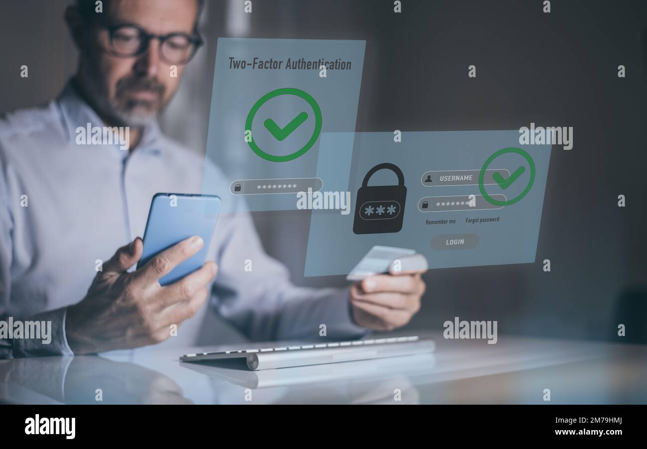 Two factor authentication hi-res stock photography and images - Alamy