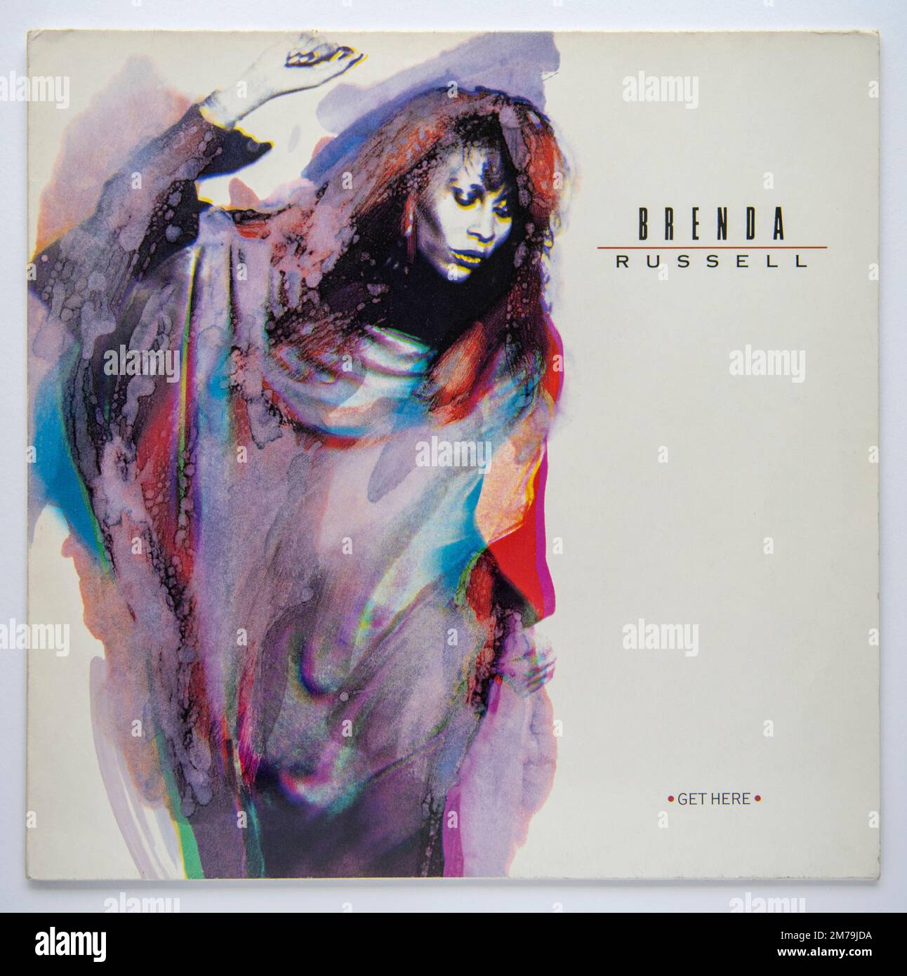 LP cover of Get Here, the fourth studio album by Brenda Russell, which ...