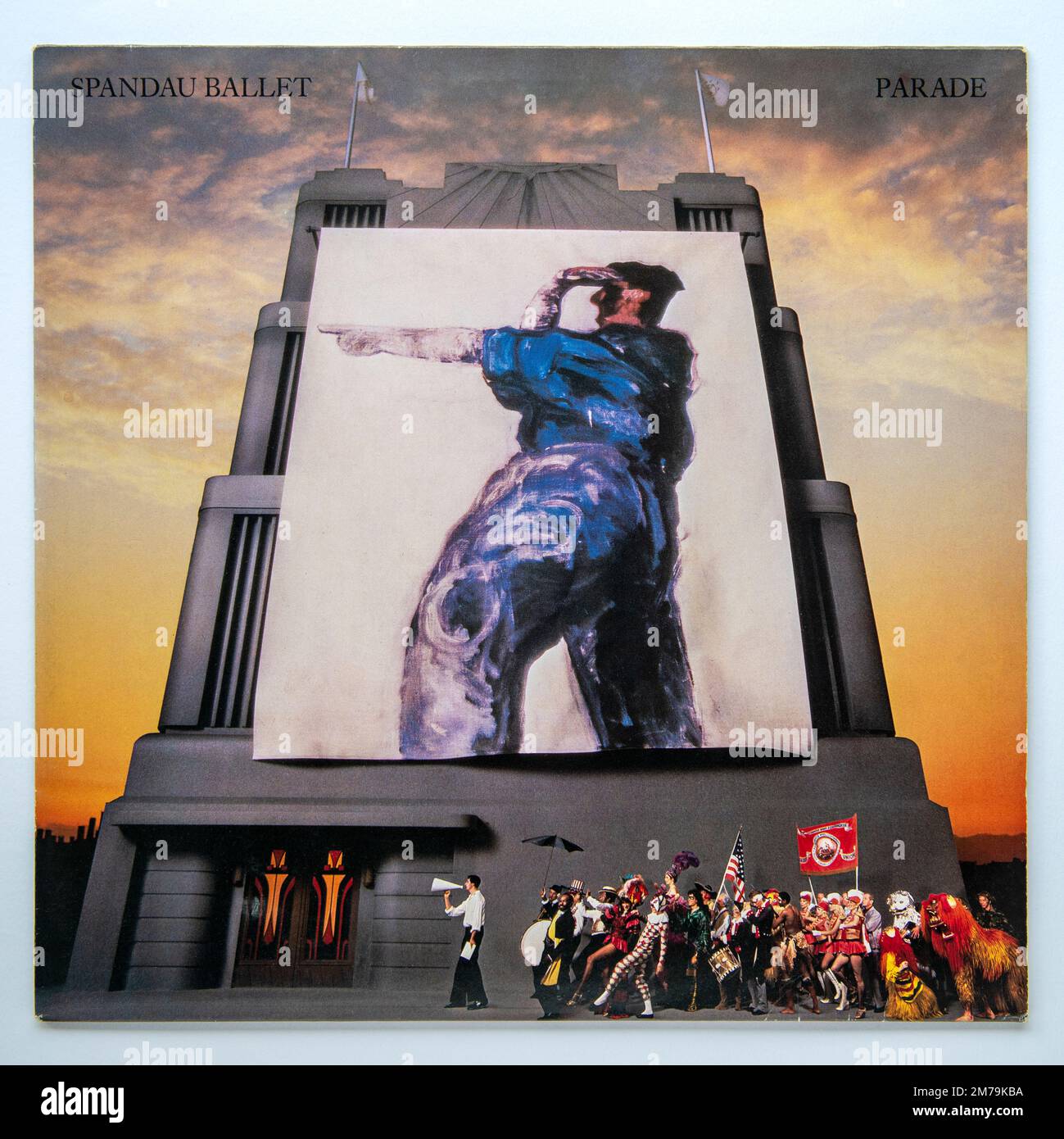 LP cover of Parade, the fourth studio album by Spandau Ballet, which ...