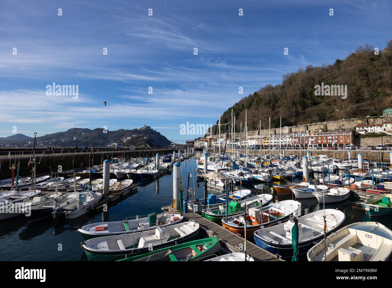 Port of San Sebastian, Basque Country Spain Stock Photo - Alamy