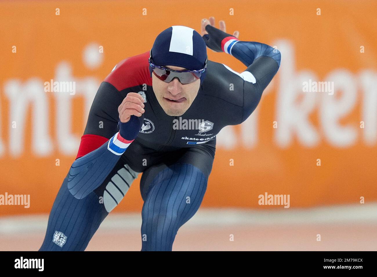 HAMAR, NORWAY - JANUARY 8: Timothy Loubineaud of France competing on ...