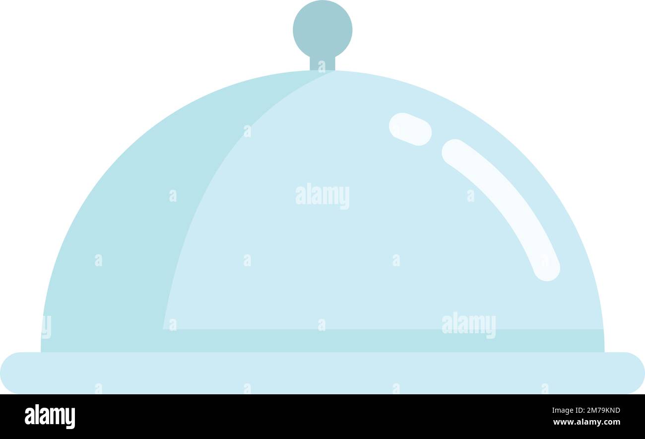 Airline food tray icon flat vector. Plane trolley. Air flight isolated ...