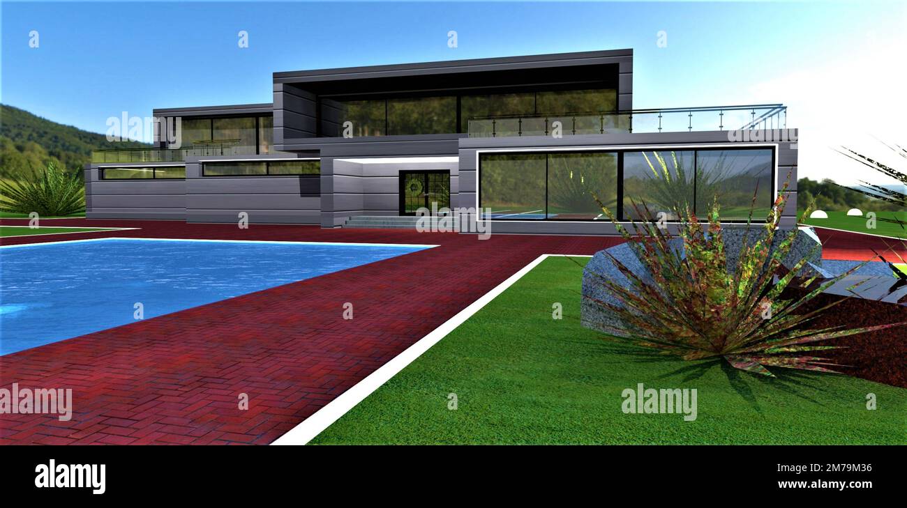 Wonderful country estate with a well-groomed adjacent territory ...