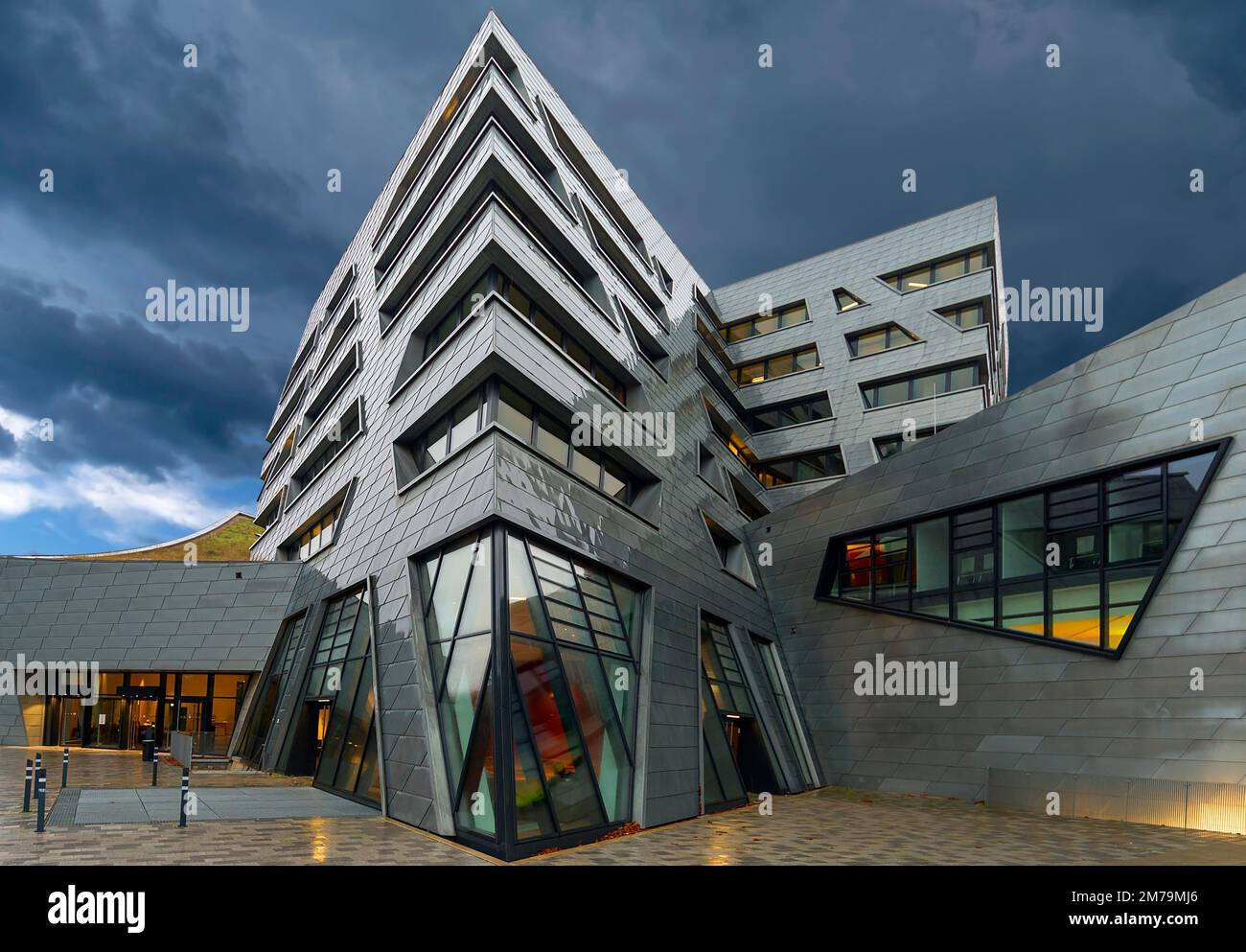 Modern university building, built by American architect Daniel ...