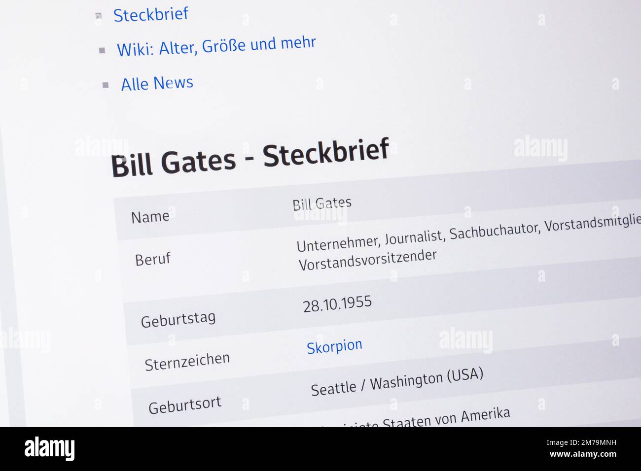 Bill Gates, profile, entrepreneur, social network, internet, website ...