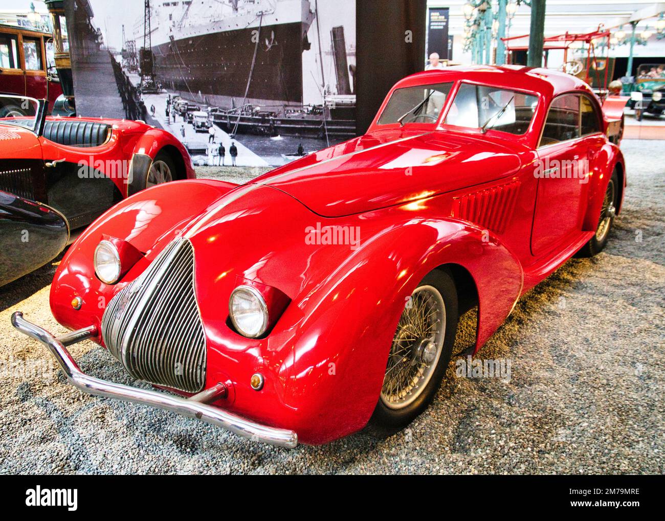 1936 Alfa Romeo Coach Type 8C2.9A at the Musée National de l'Automobile ...