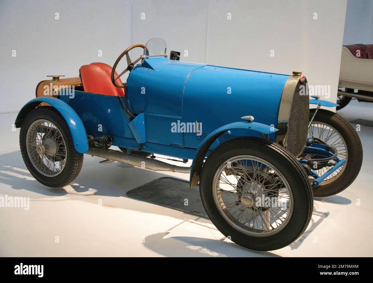 A 1929 two-seater Bugatti Course Type13 at the Musée National de l ...