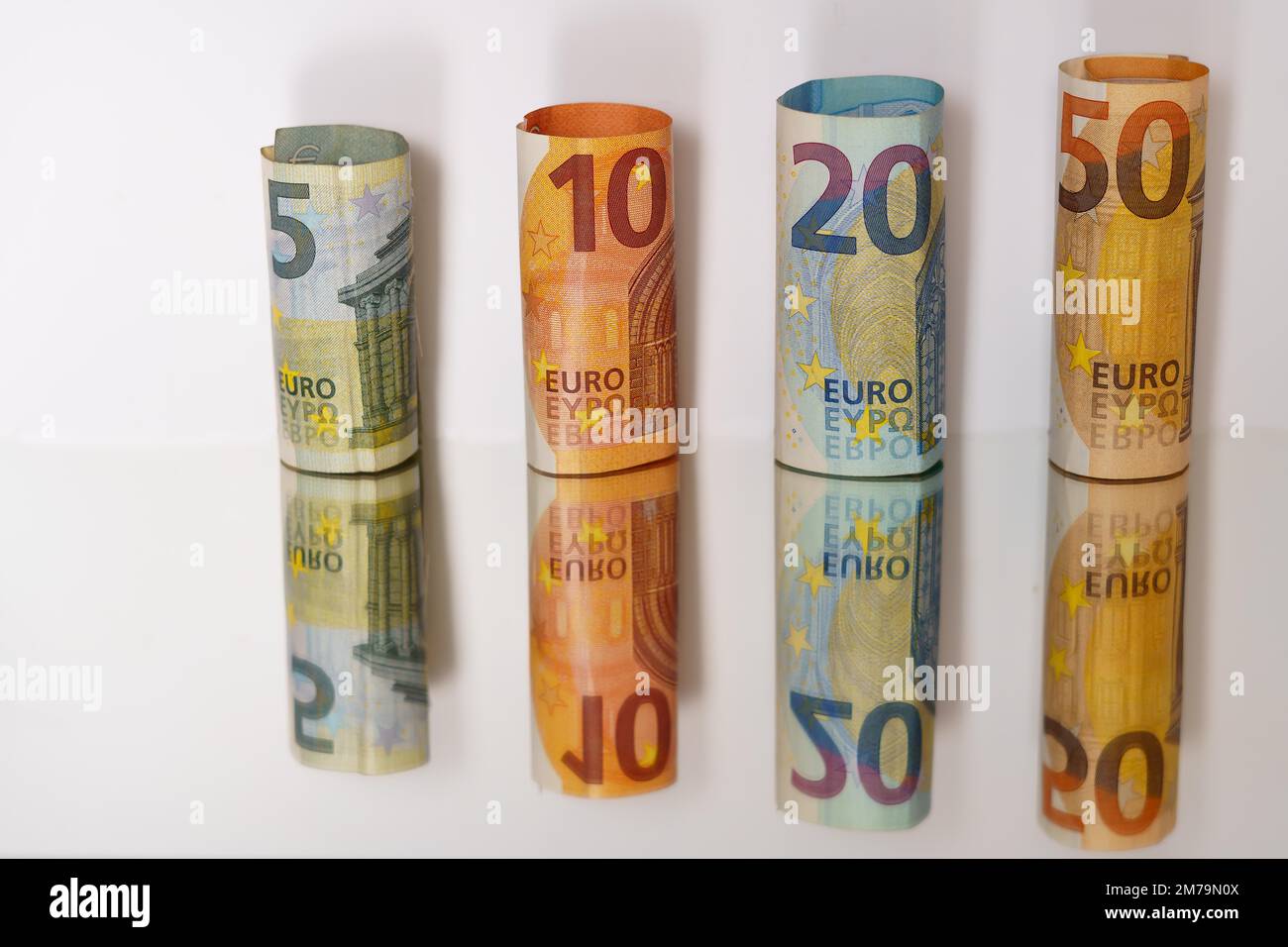 Close up european banknotes hi-res stock photography and images - Alamy