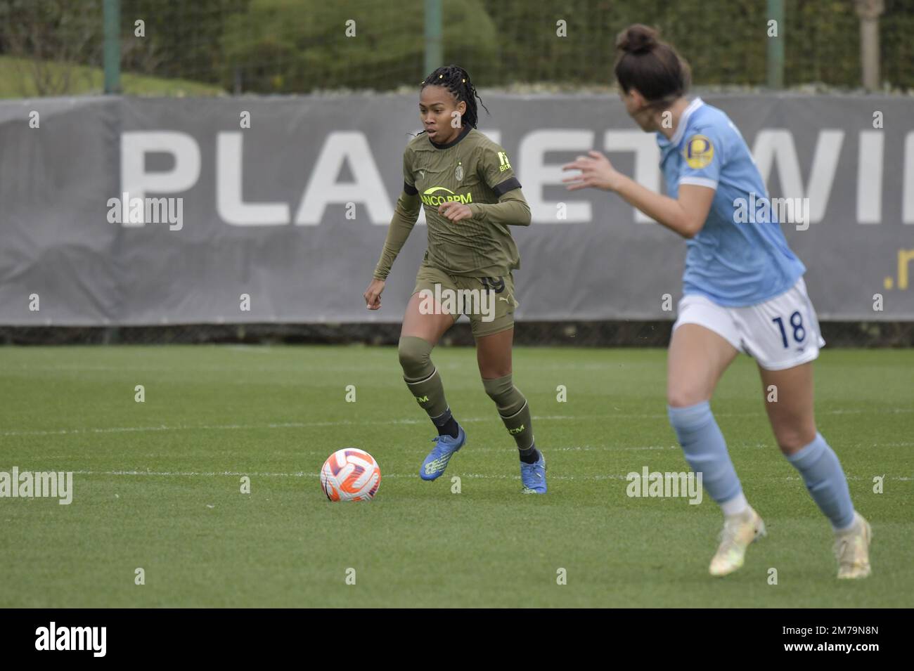 Formello, Italy. 08th Jan, 2023. Lindsey Kimberley Thomas of A.C. Milan ...