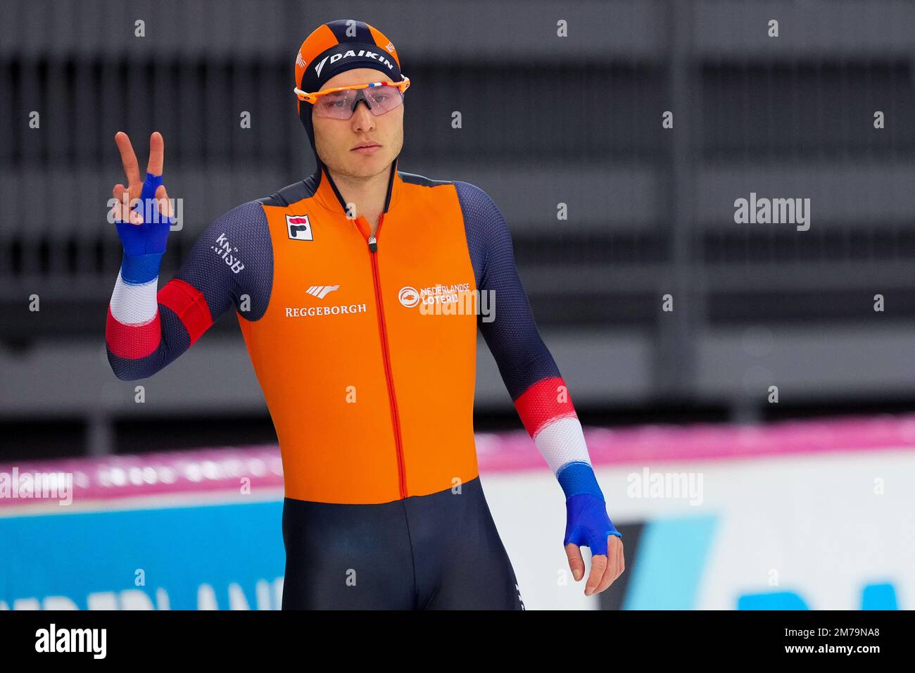 HAMAR, NORWAY - JANUARY 8: Marcel Bosker of The Netherlands competing ...