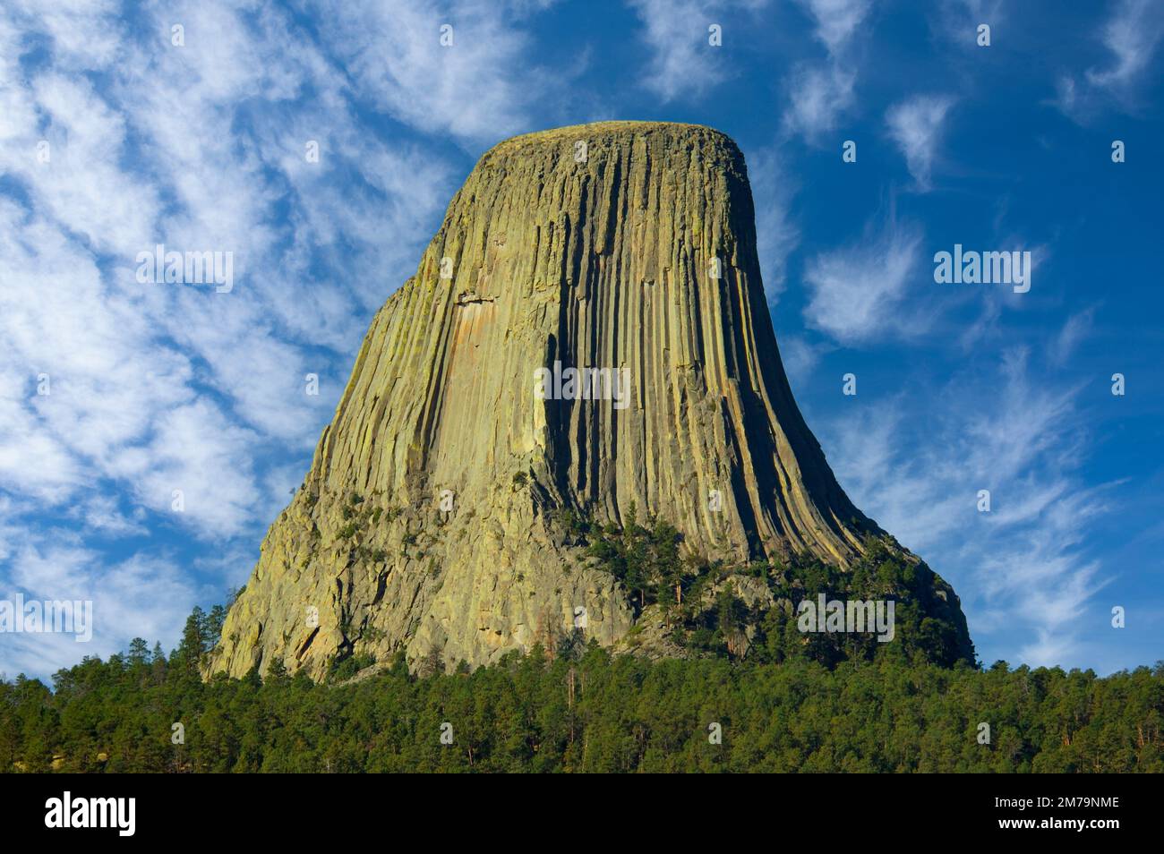 USA, Wyoming, Great Plains, Crook County, Devils Tower, National ...