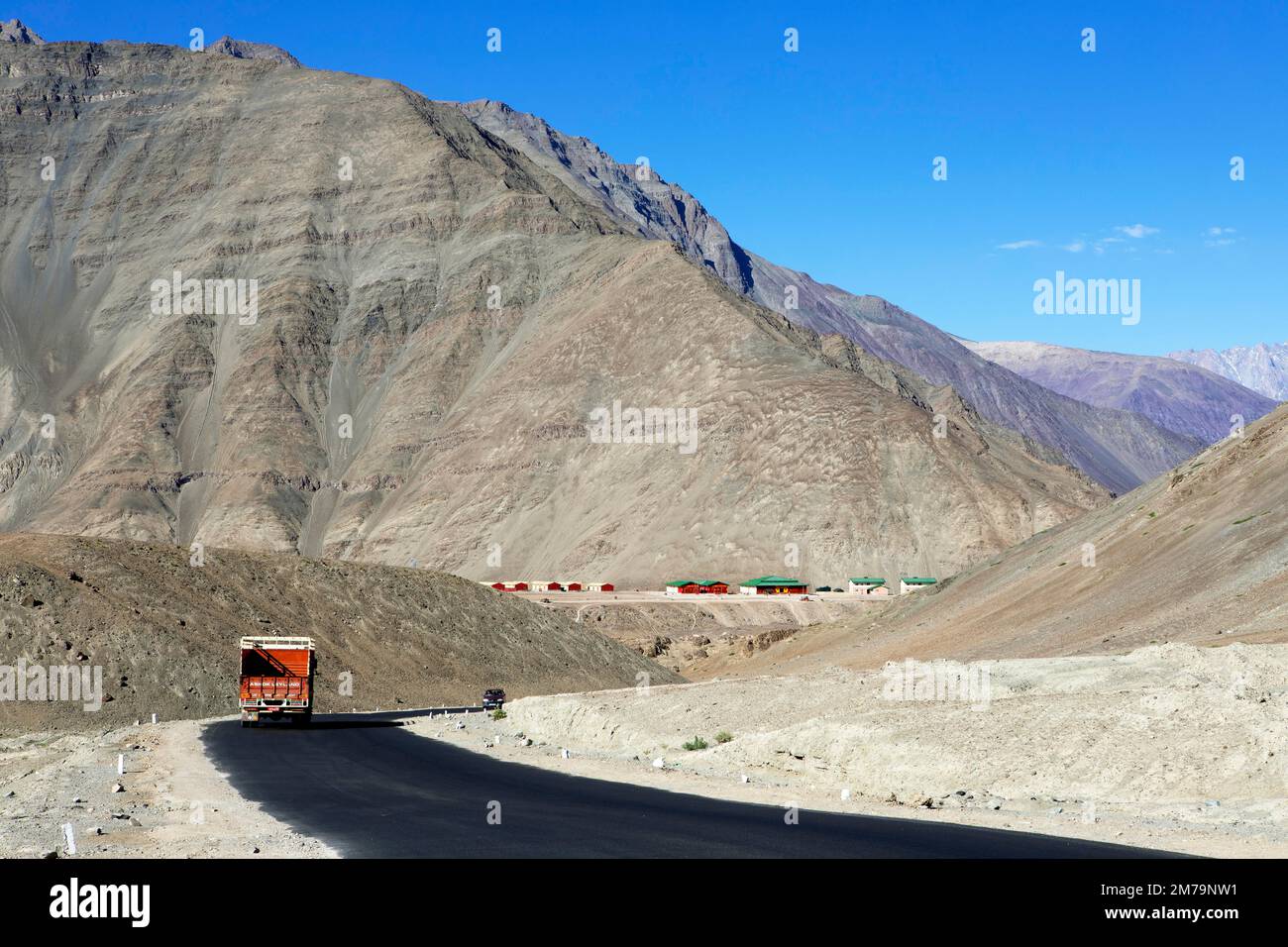 Military camp in the Indus Valley, Ladakh, India Stock Photo - Alamy