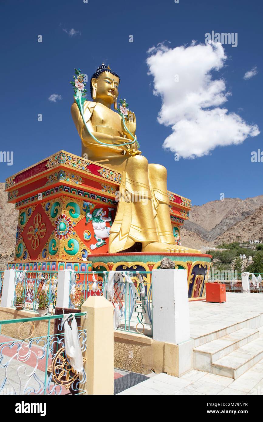 Maitreya Buddha, Likir Monastery or Likir Gompa, Ladakh, India Stock ...