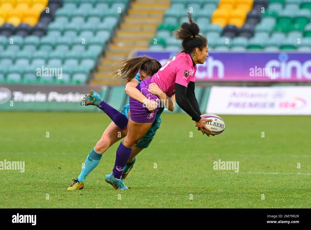 NORTHAMPTON, ENGLAND : Bulou Mataitoga Loughborough Lightning brought ...