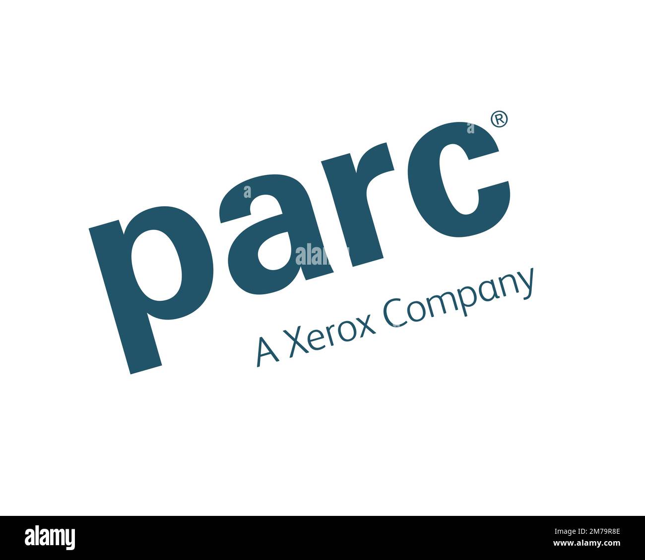 PARC company, rotated logo, white background Stock Photo - Alamy