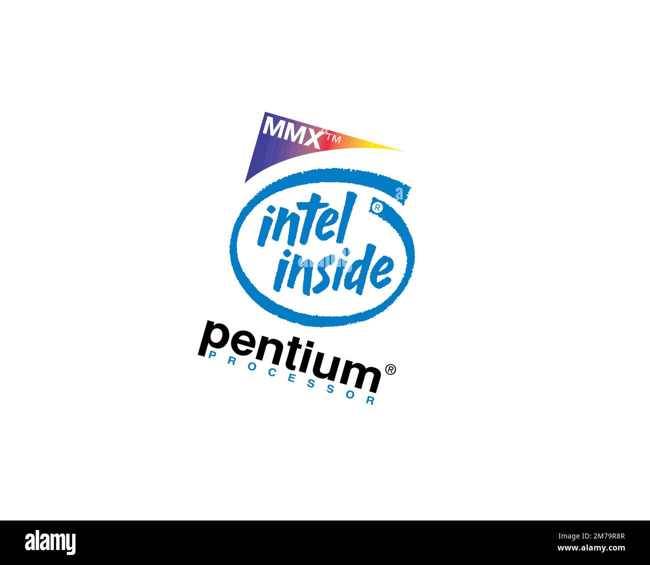 P5 microarchitecture, rotated logo, white background B Stock Photo - Alamy