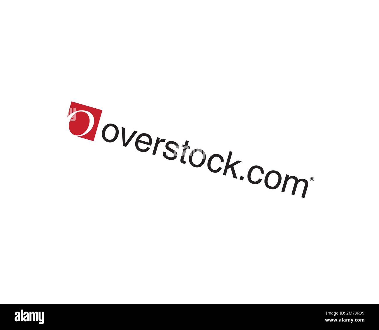 Overstock. com, rotated logo, white background B Stock Photo - Alamy