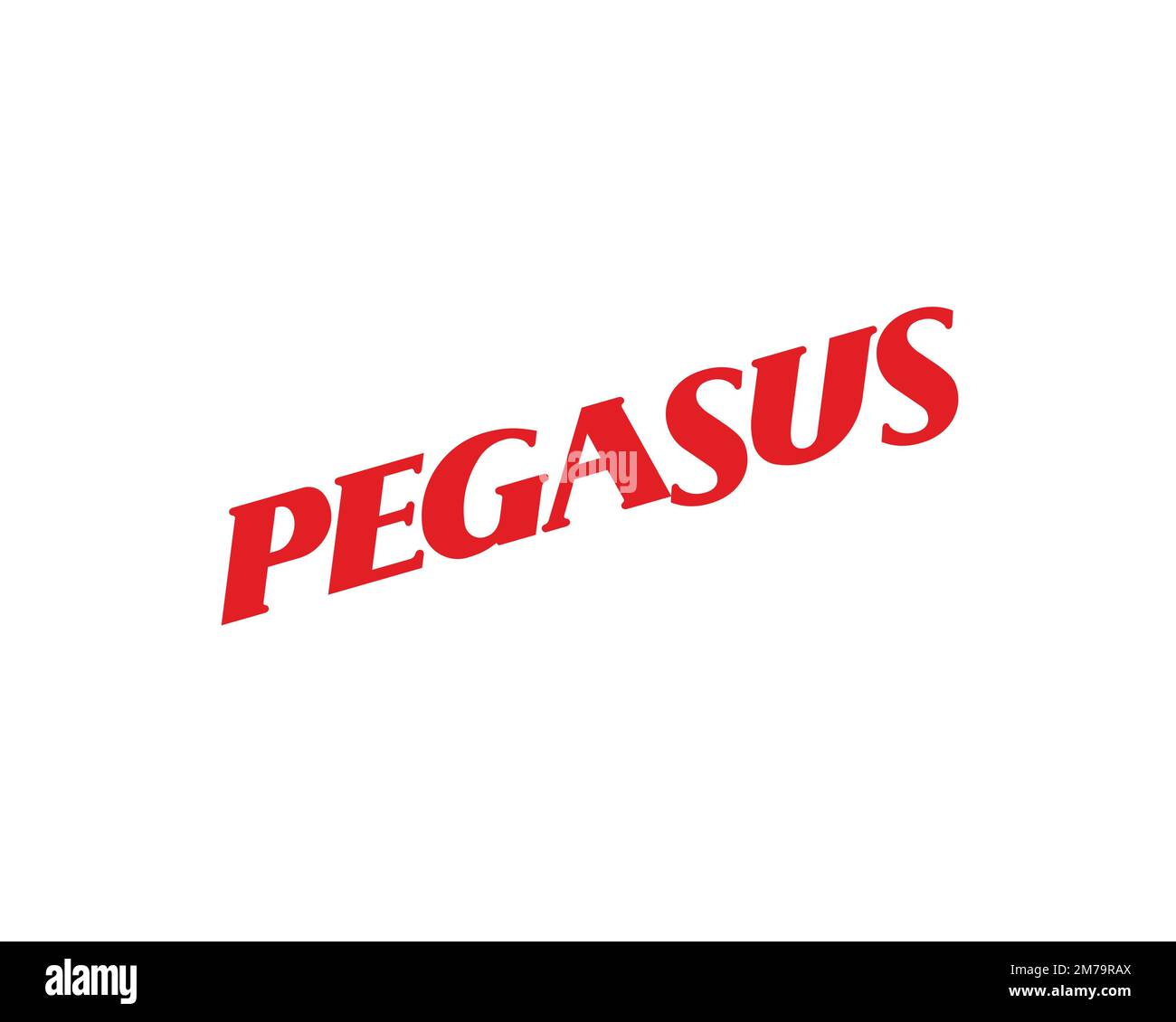 Pegasus Airline, rotated logo, white background Stock Photo - Alamy
