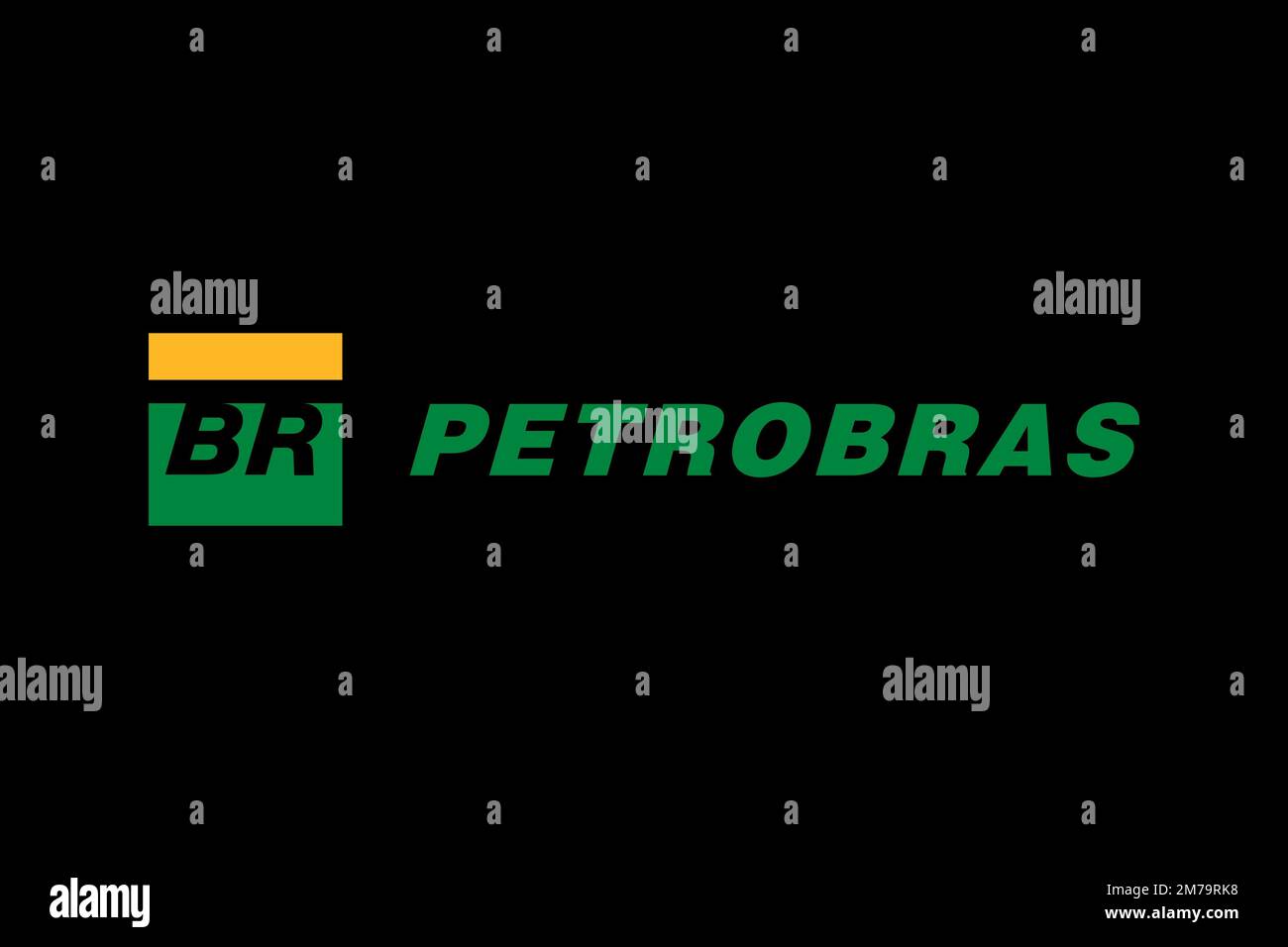 Petrobras, Logo, Black background Stock Photo - Alamy