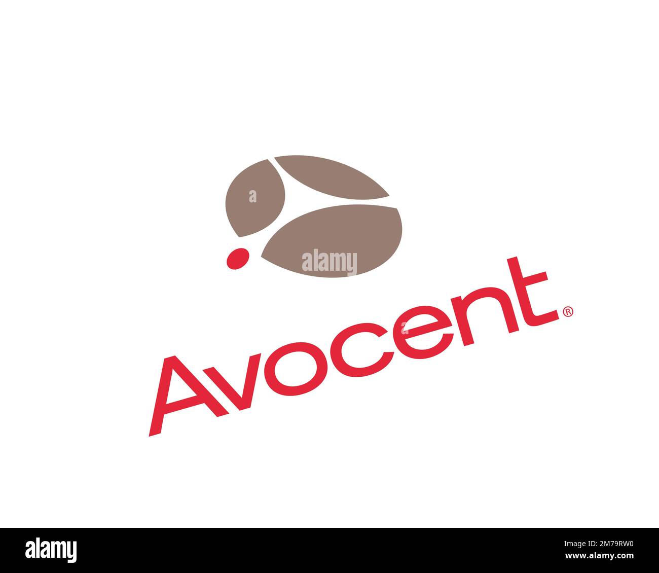 Avocent, rotated logo, white background Stock Photo - Alamy