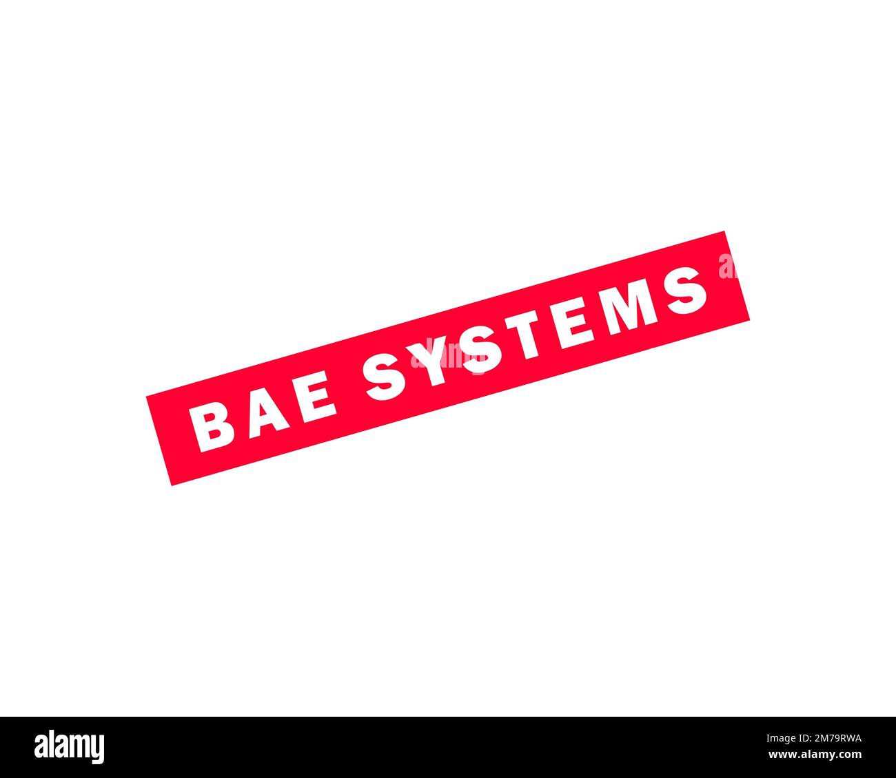 BAE Systems Marine, rotated logo, white background Stock Photo - Alamy