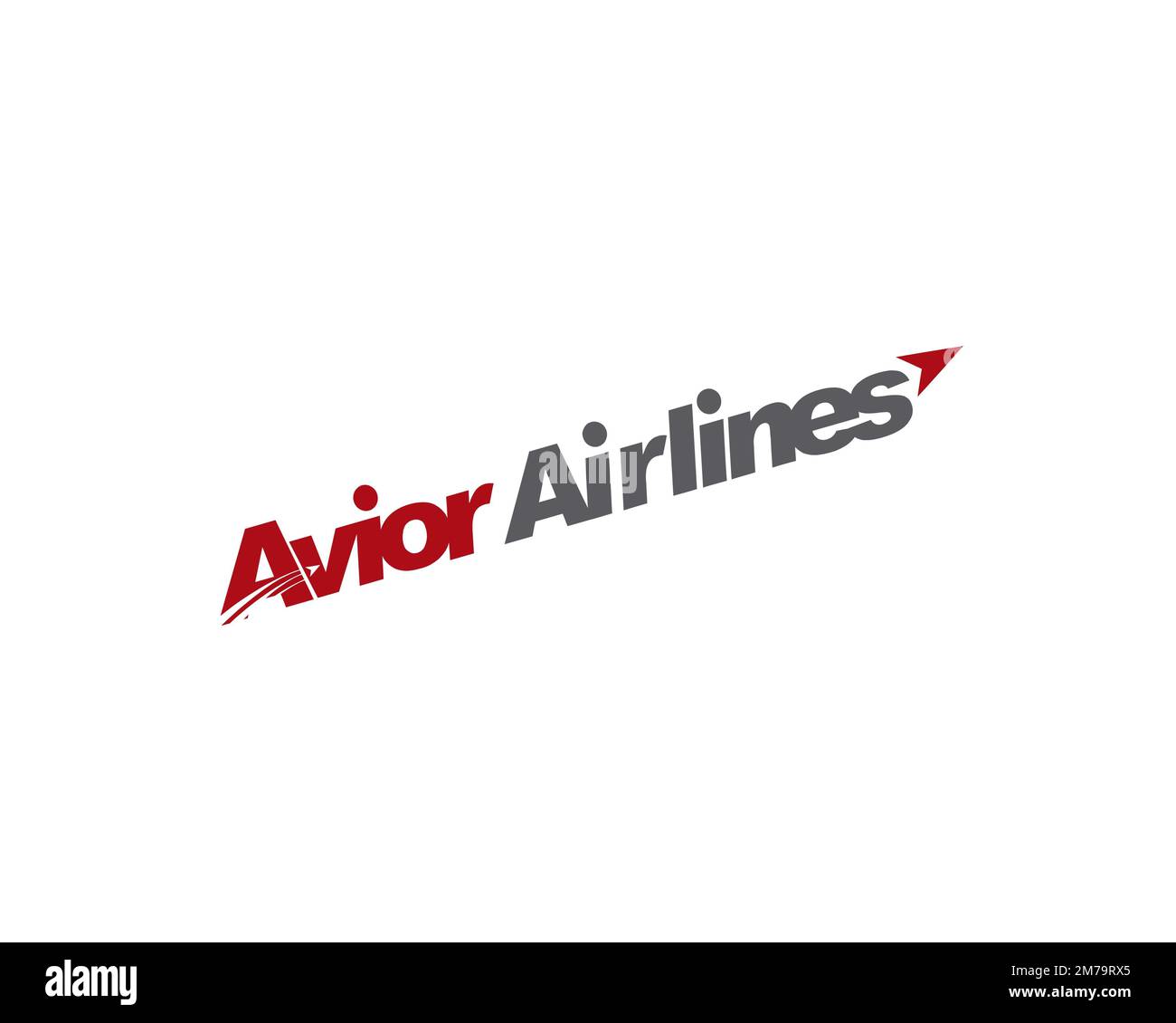 Avior Airline, Rotated Logo, White Background Stock Photo - Alamy