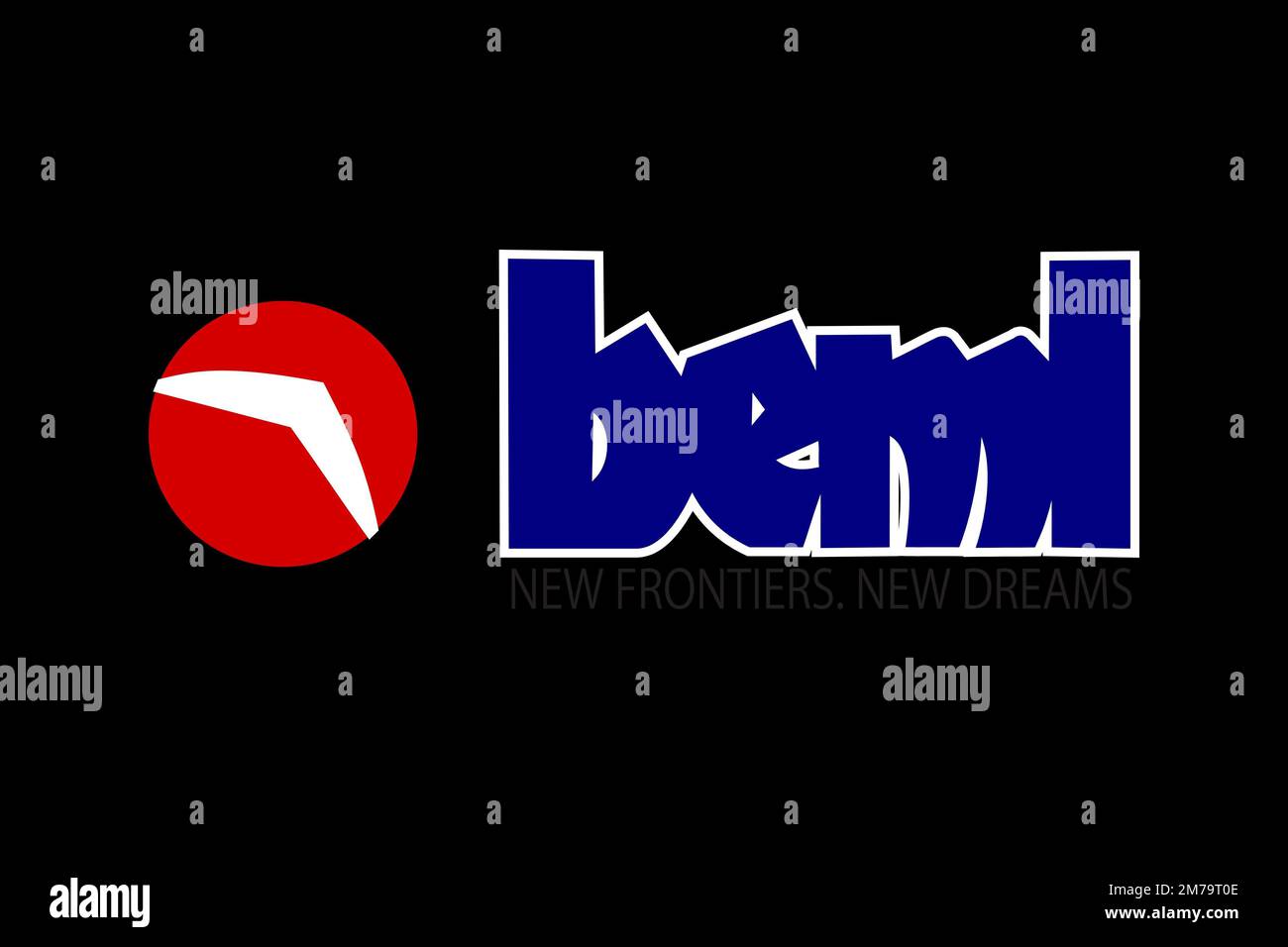 BEML Limited, Logo, Black background Stock Photo - Alamy