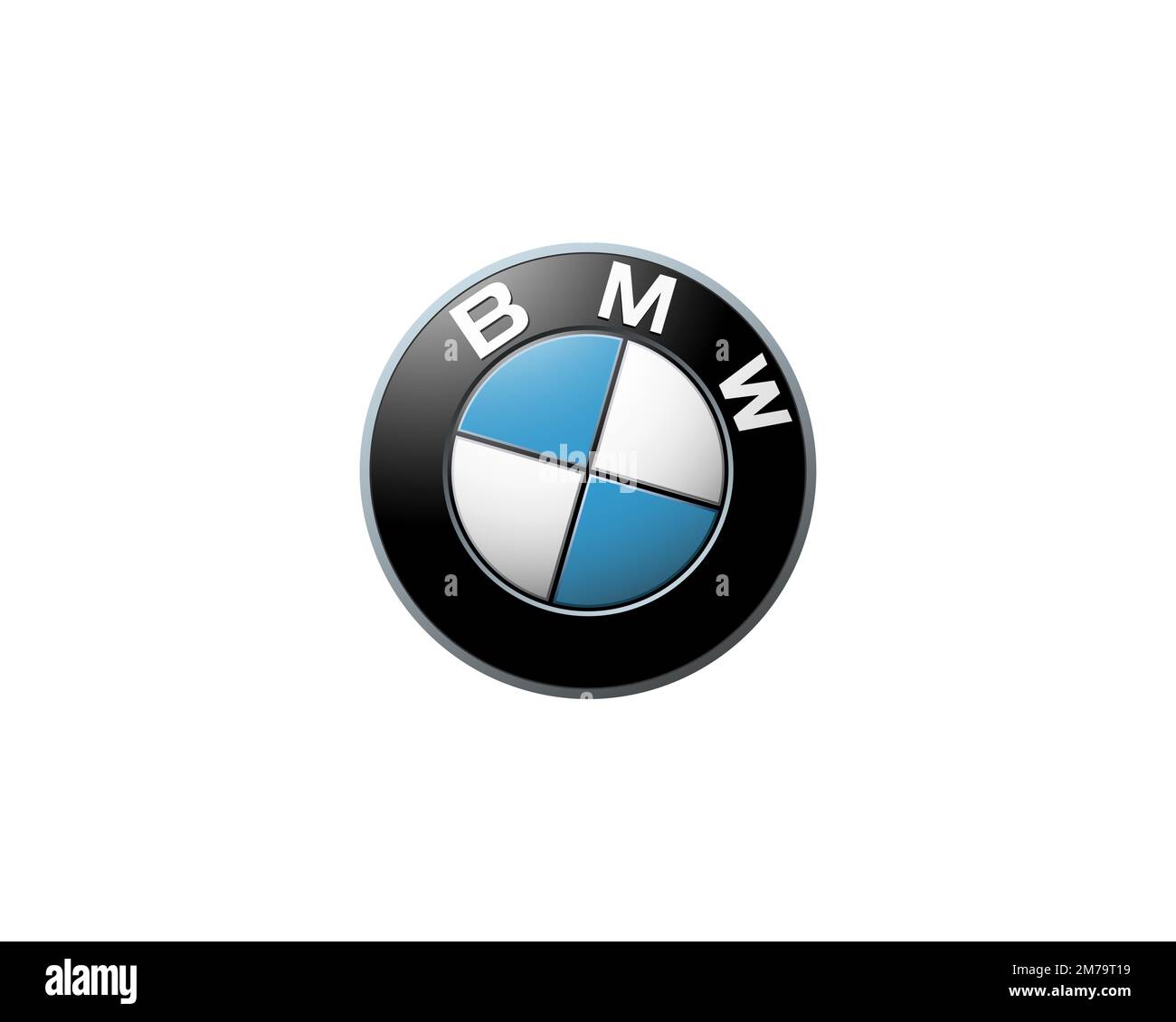 BMW, rotated logo, white background B Stock Photo - Alamy