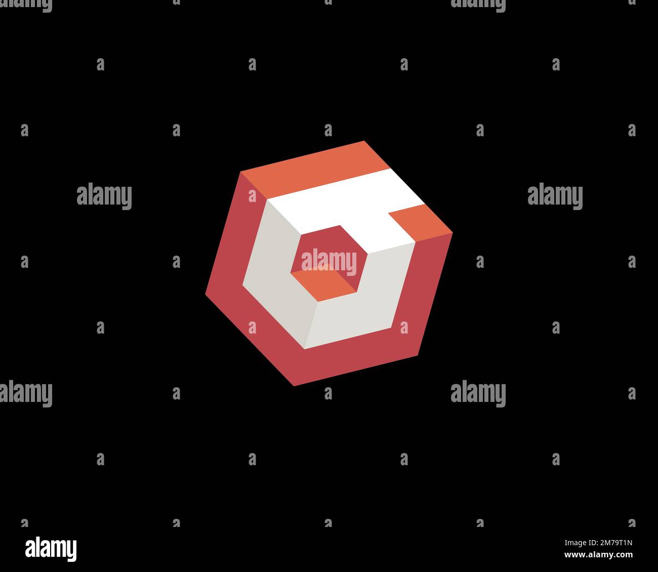 Babylon. js, rotated logo, black background B Stock Photo - Alamy